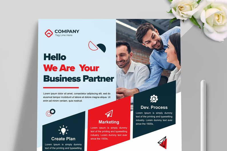 Corporate Business Flyer Template Design | Corporate Flyer Template ...