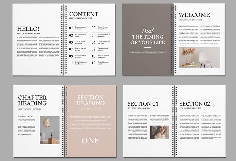 Course Workbook Template - Etsy