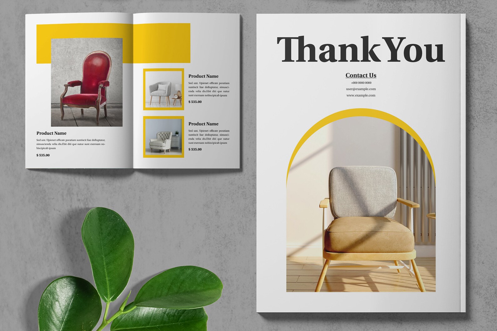Yellow Catalogue Design Template | Catalogue Design Template 2023 - Etsy