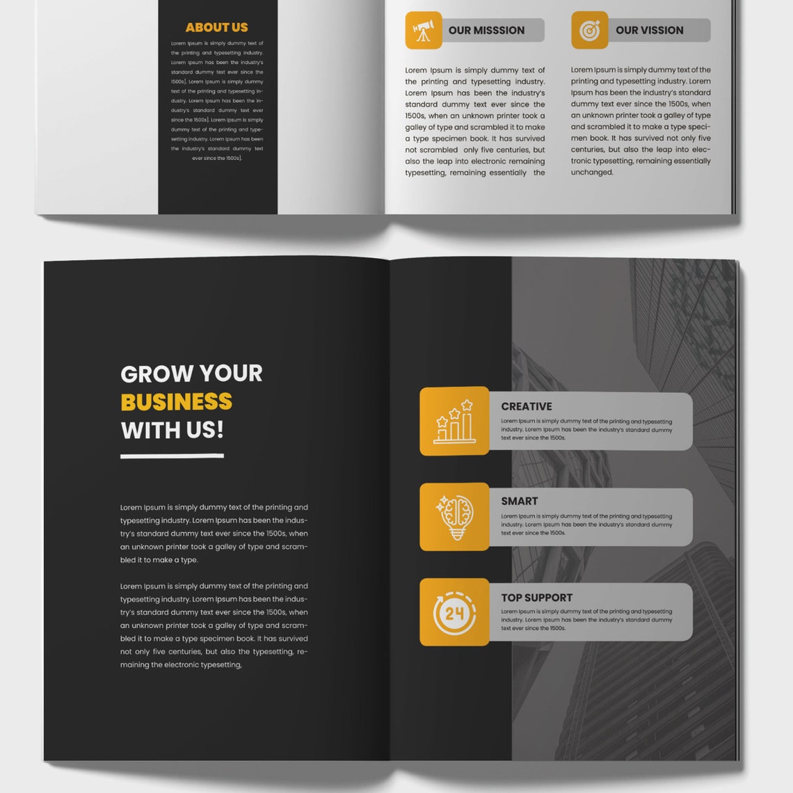 Company Profile | Company Magazine Template for Company or Brand ...