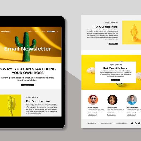 Clean Cleaning Business Email Template - Etsy