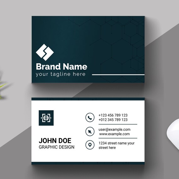 Professional Business Card Layout Professional Business Card Template