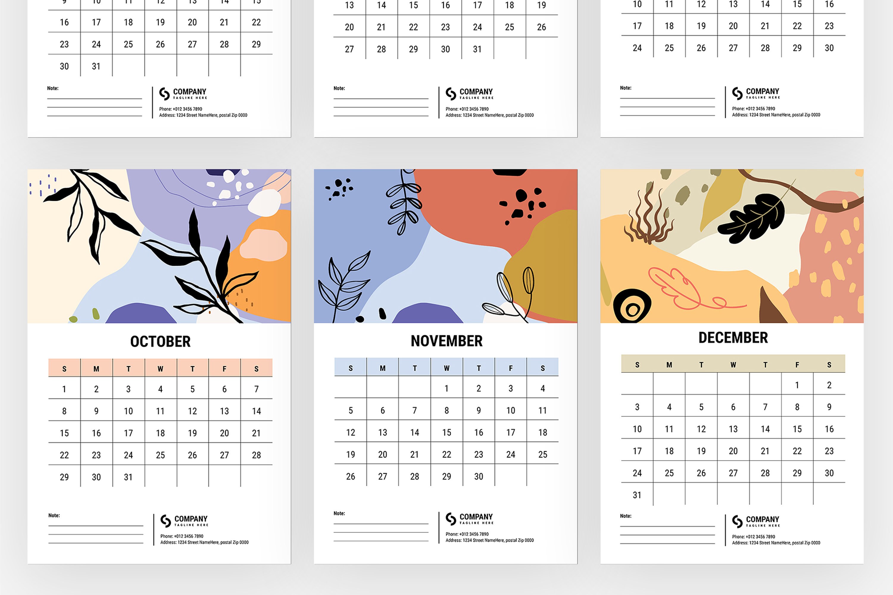 2023 Calendar Template Design Layout , 2023 New Calendar | Calendar ...