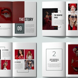 Modern Lookbook Magazine Layout - Etsy