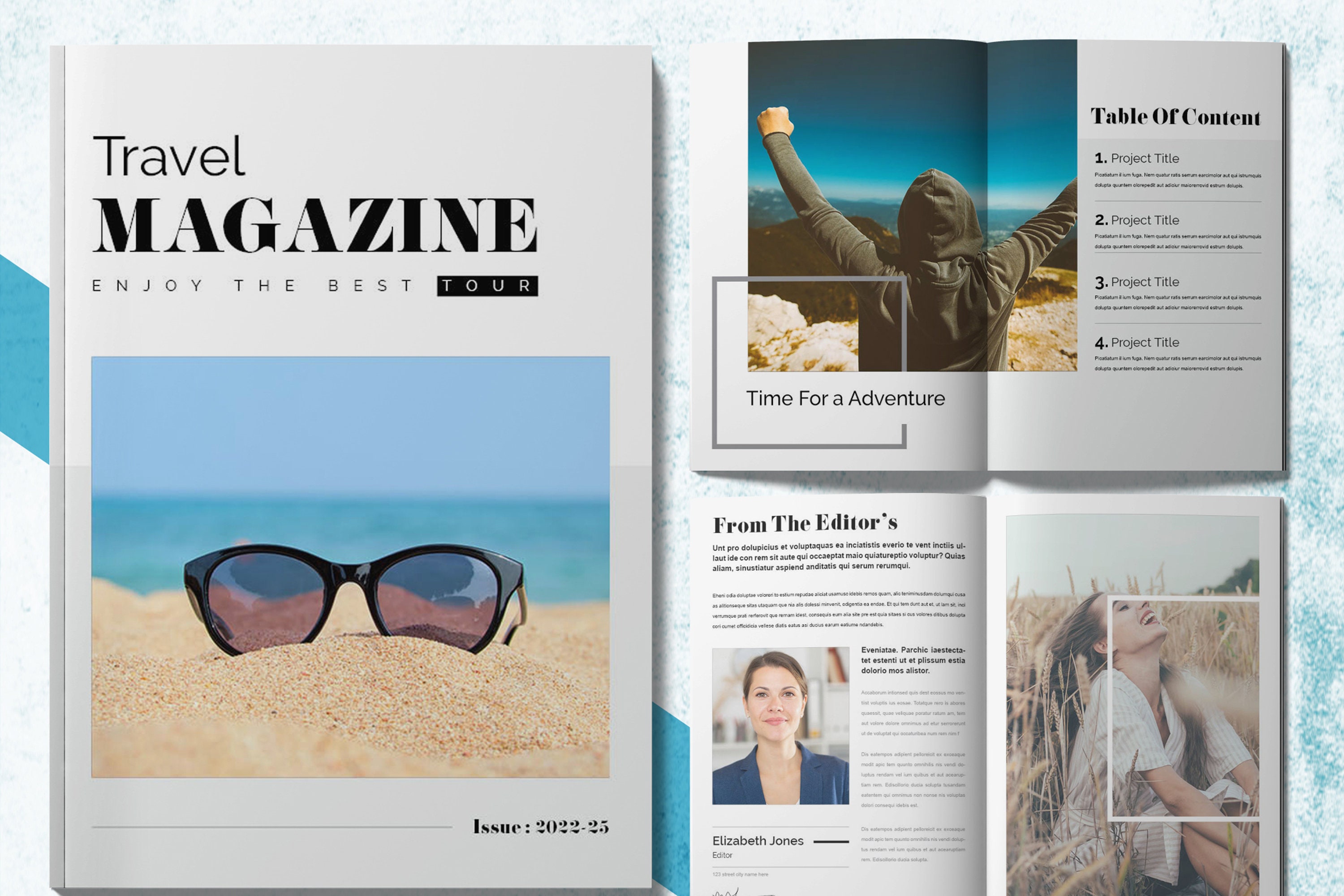 Magazine Design Template | Fashion Magazine Design Template | 2023 - Etsy