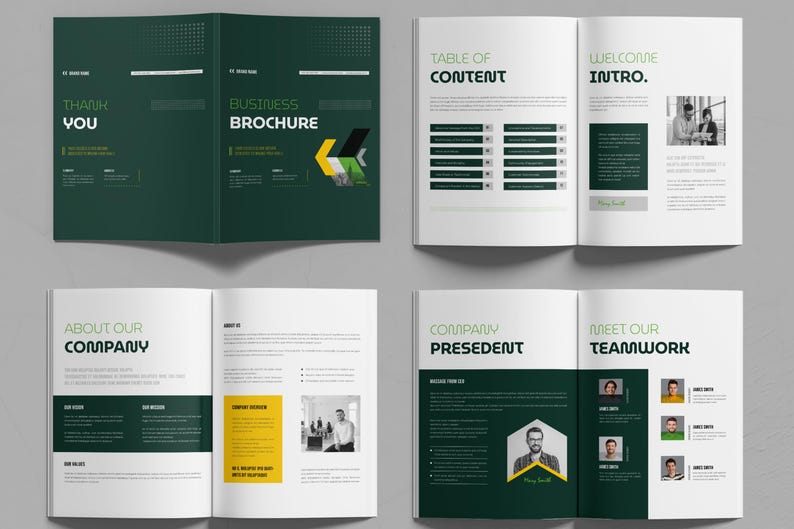 Business Brochure Template - Etsy