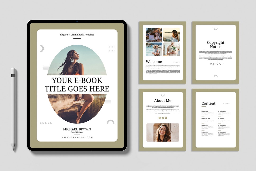 Ebook Template Layout - Etsy