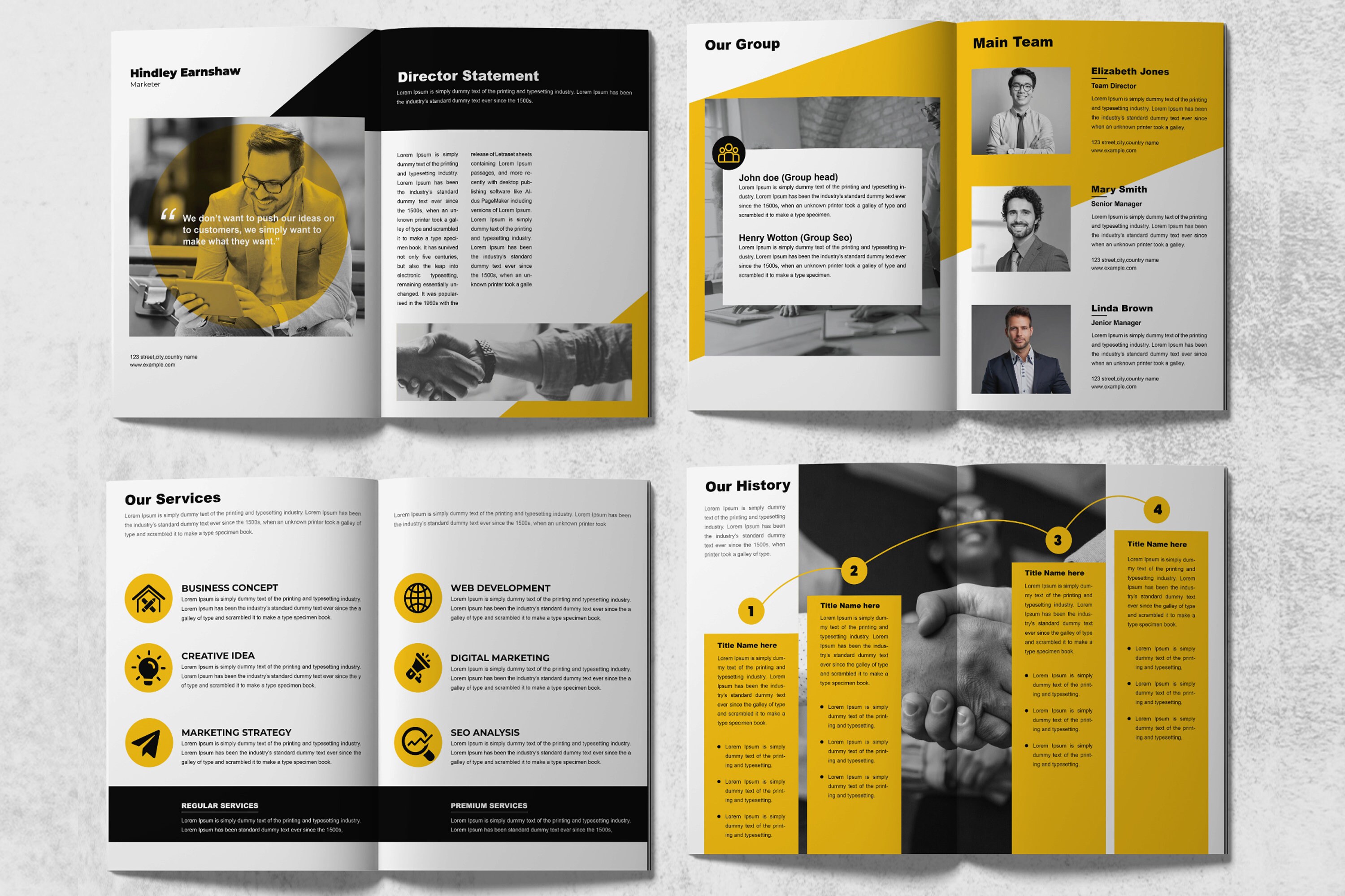 Corporate Business Project Proposal Layout | INDESIGN & CANVA TEMPLATE ...