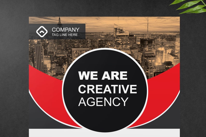 Red Color Flyer Template Design Corporate Business Flyer - Etsy