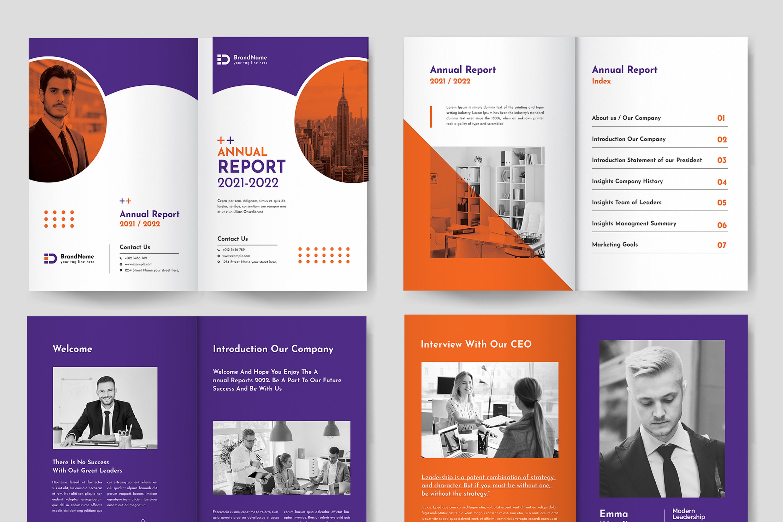 Annual Report Template | Annual Report Template | Annual Report 2023 - Etsy