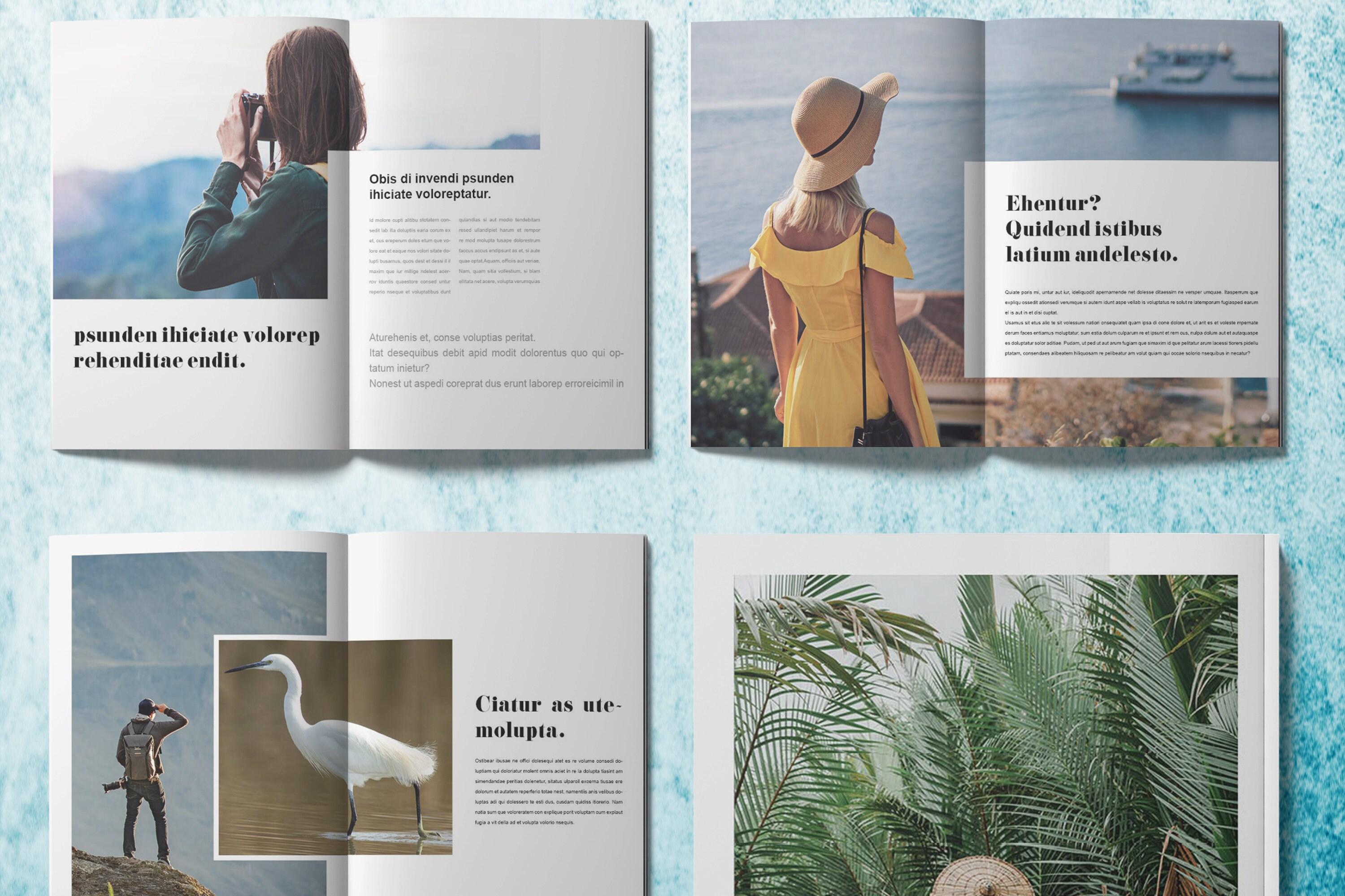 Magazine Design Template | Fashion Magazine Design Template | 2023 - Etsy