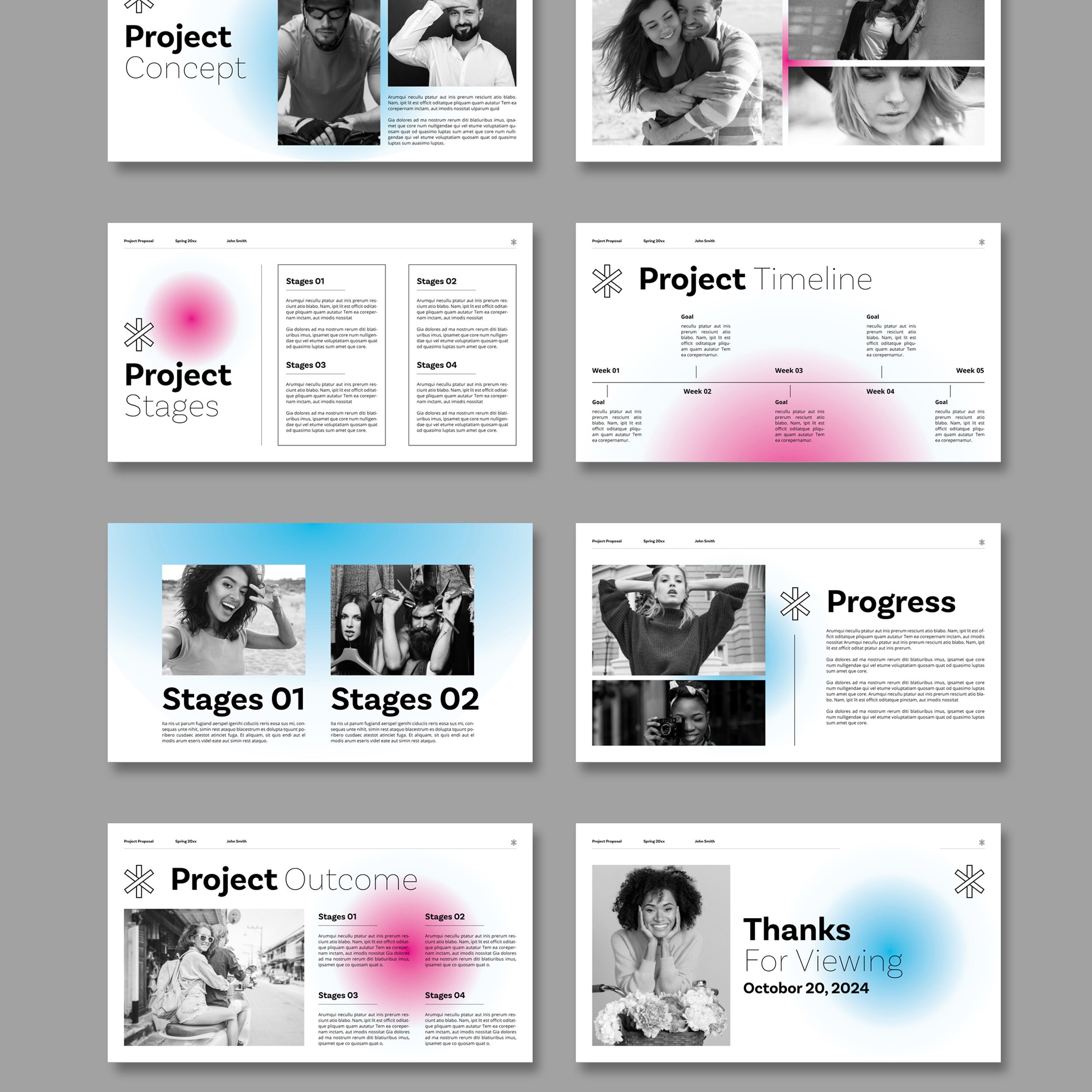 Project Proposal Presentation Layout | Adobe Indesign Template ...