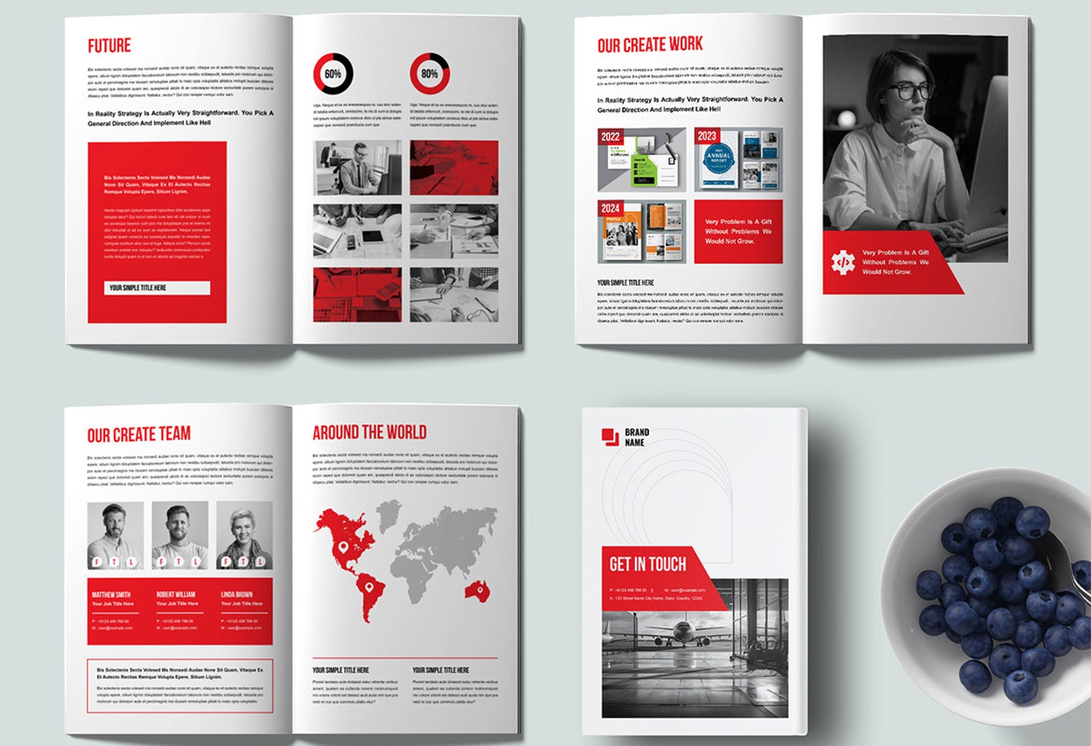 Company Profile Design Layout - Etsy