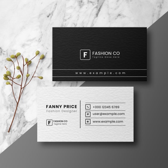 Fashion Business Card Template