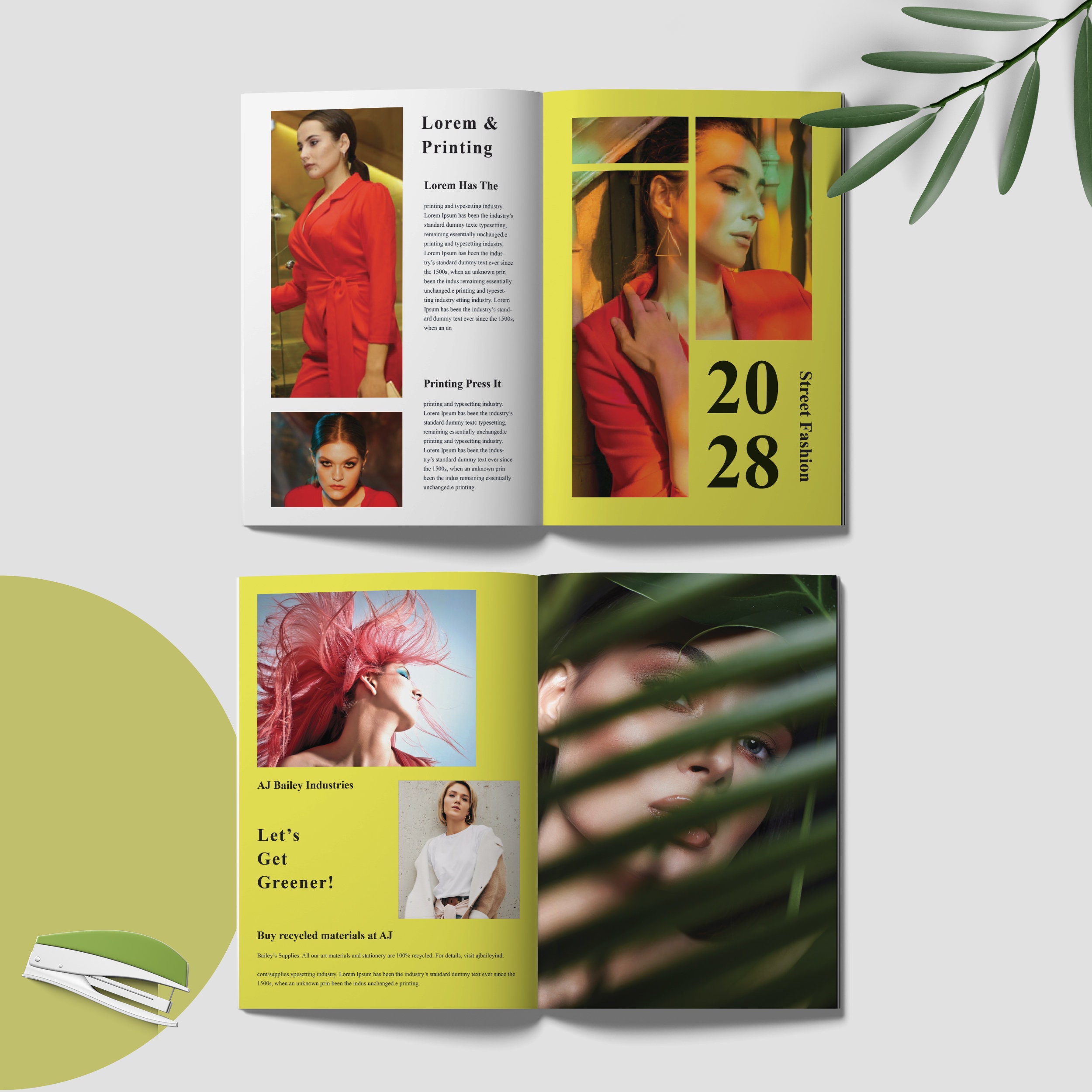 Creative Magazine Layouts Design