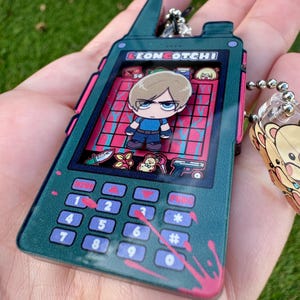 Leon Kennedy Tamagotchi Phone Virtual Pet Acrylic 3D Charm || Resident ...