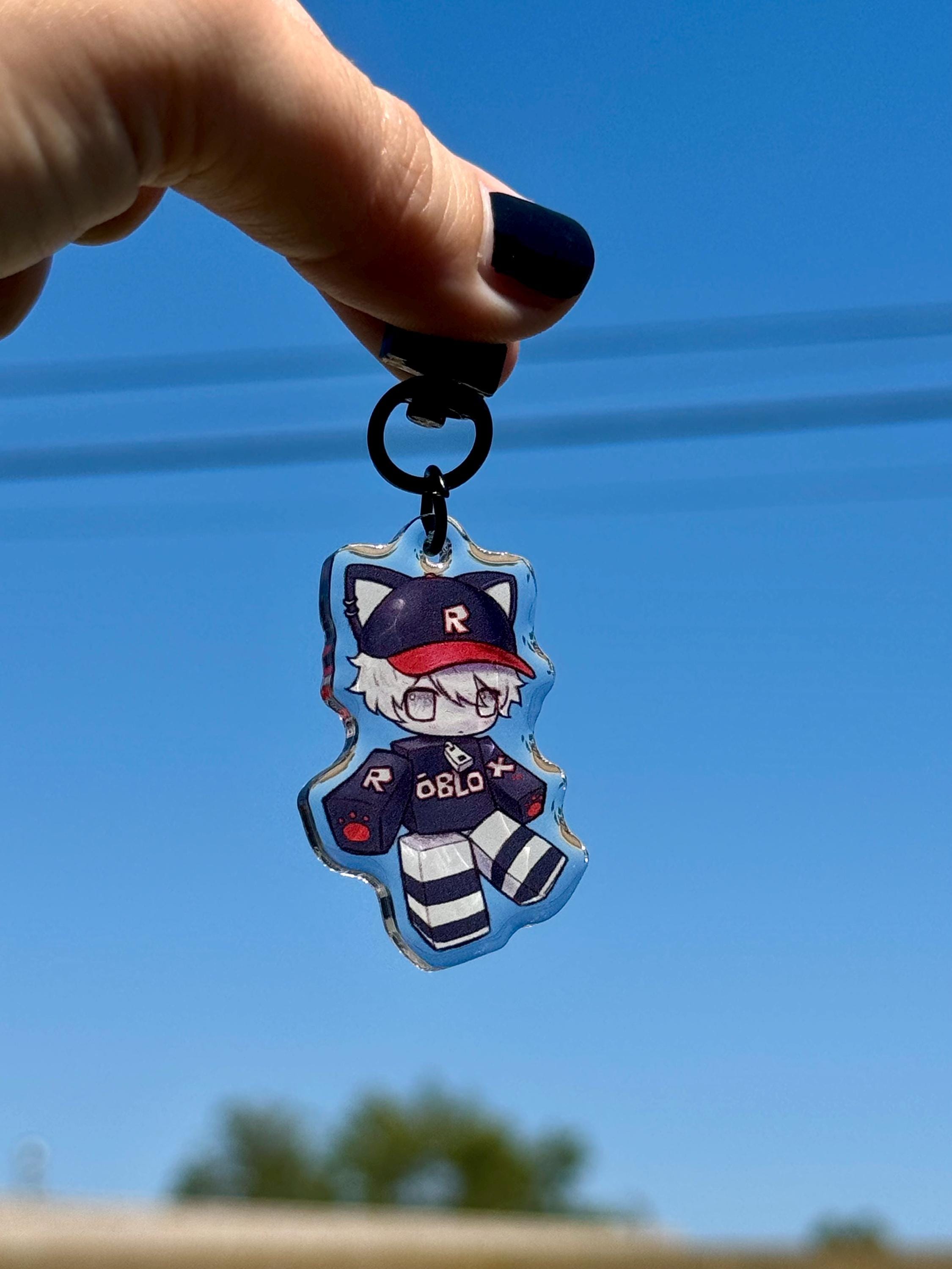Roblox Guest Catboy Acrylic Epoxy Charm || Cute Kawaii Anime Chibi ...
