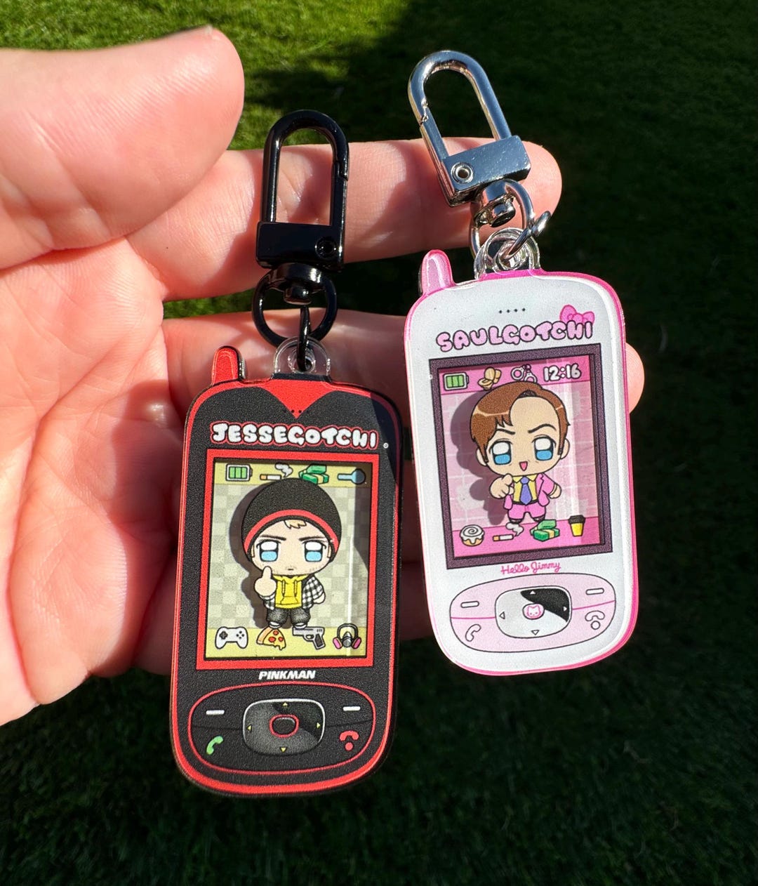 Saul Goodman Jesse Pinkman Tamagotchi Phone Virtual Pet Acrylic 3D ...