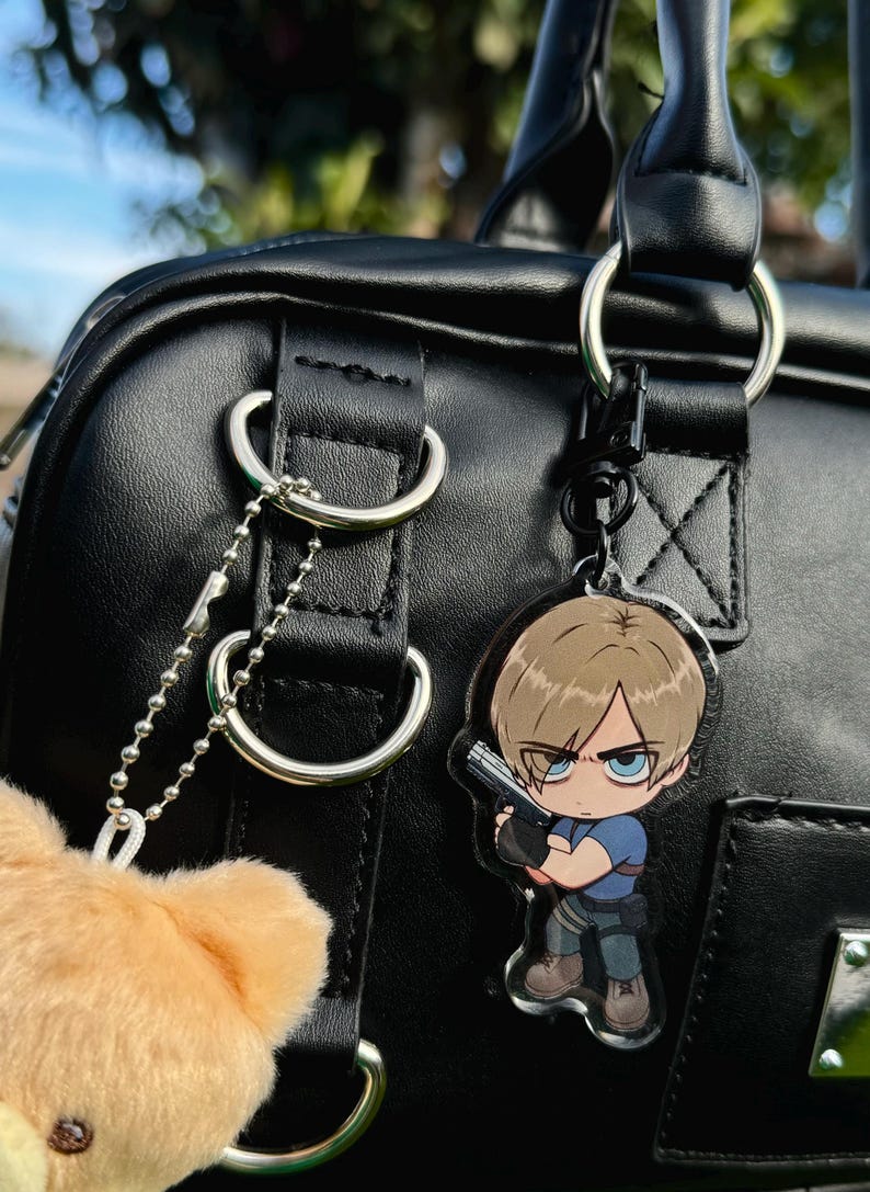Leon Kennedy Acrylic Epoxy Charm || Resident Evil 4 RE4R RE4 Horror ...