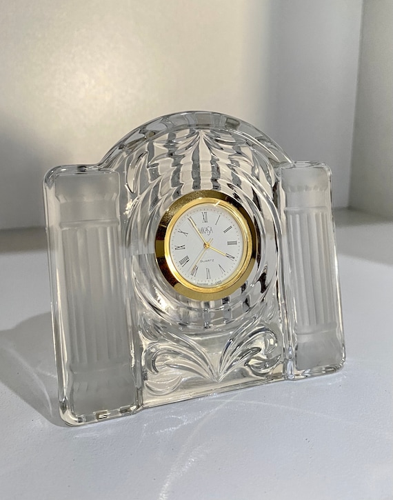 Mikasa Japan Crystal Clock collision Frost Perfect | Etsy