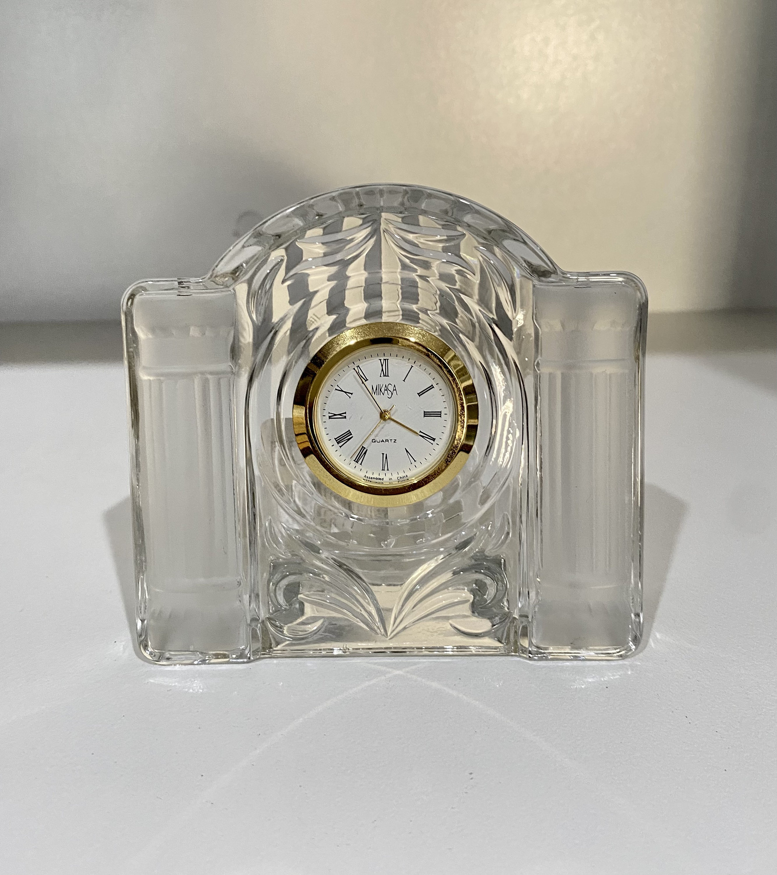 Mikasa Japan Crystal Clock collision Frost Perfect | Etsy
