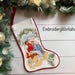 Victorian Christmas Stocking Personalized Stocking Charles Ross Design ...