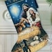 Holy Night Stocking PDF Pattern Personalized Christmas - Etsy