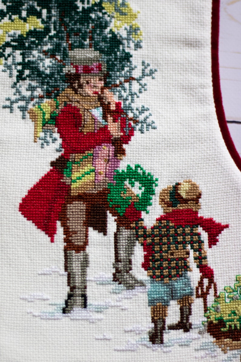 Victorian Christmas Stocking Personalized Stocking Charles - Etsy