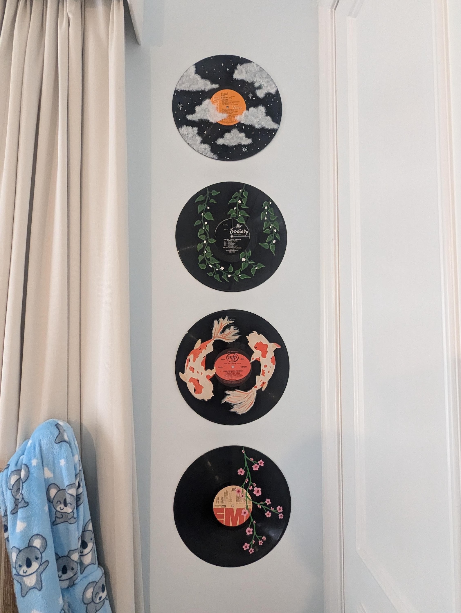 Vine Hand Painted Vinyl Record - Etsy