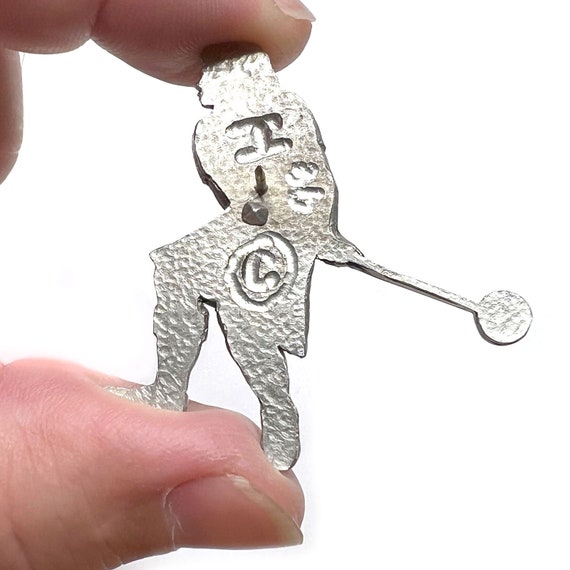 Vintage Pewter Hammer Throw Pin — Hand-Cast Scottish … - Gem