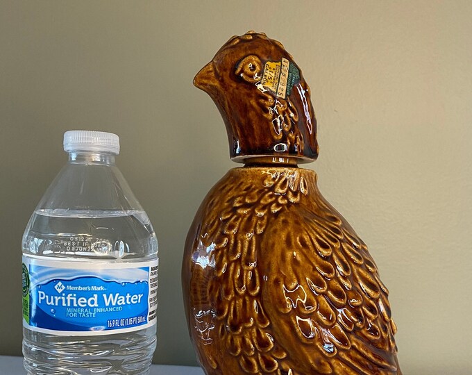 Vintage 1968 Old Mr. Boston Bob White Quail Decanter Bottle OMB#2 Empty ...