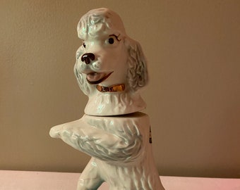 Vintage-1970 Gray penny the Poodle Jim Beam Decanter - Etsy