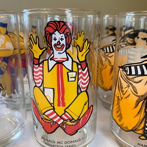 Vintage-1970's Mcdonald's Glasses - Etsy
