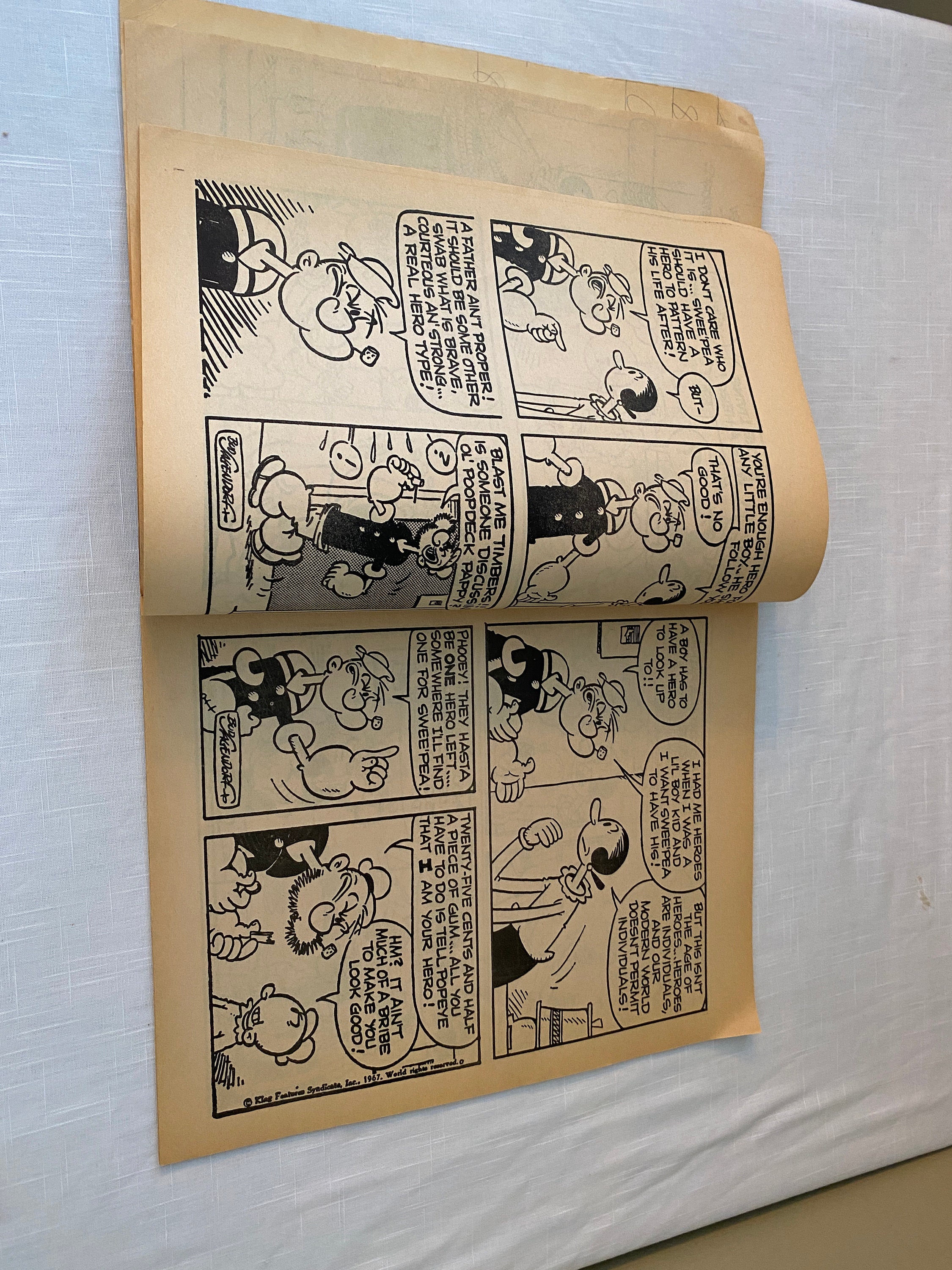 Rare-1972 popeye Giant Comic Album by Bud Agendorf - Etsy