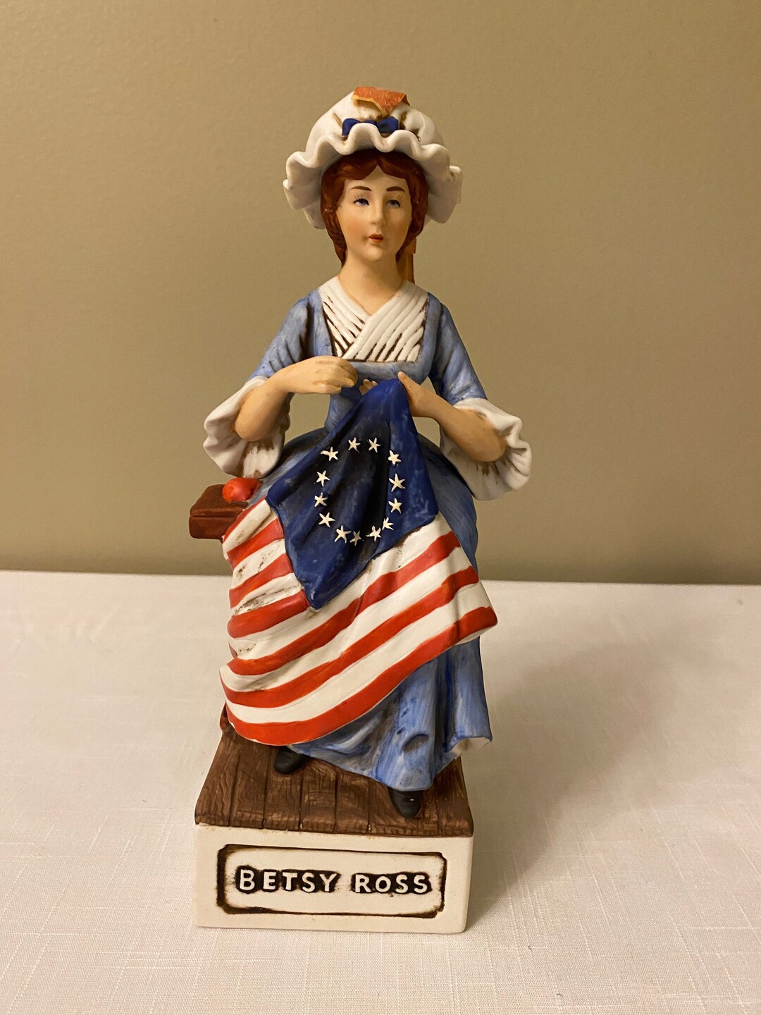 Rare-1970's betsy Ross With American Flag Mccormick Whiskey Decanter - Etsy