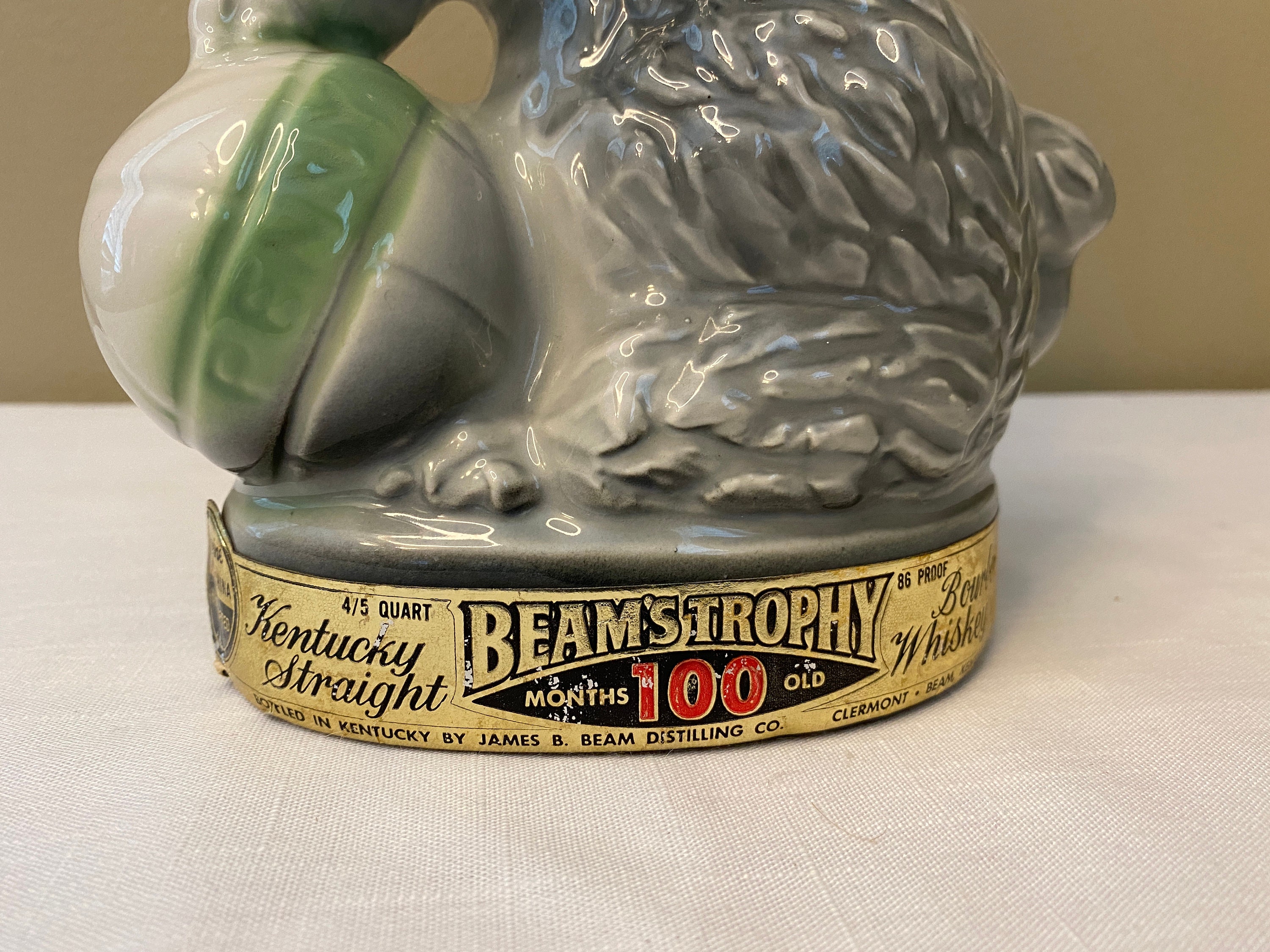 Vintage-1970 Gray penny the Poodle Jim Beam - Etsy