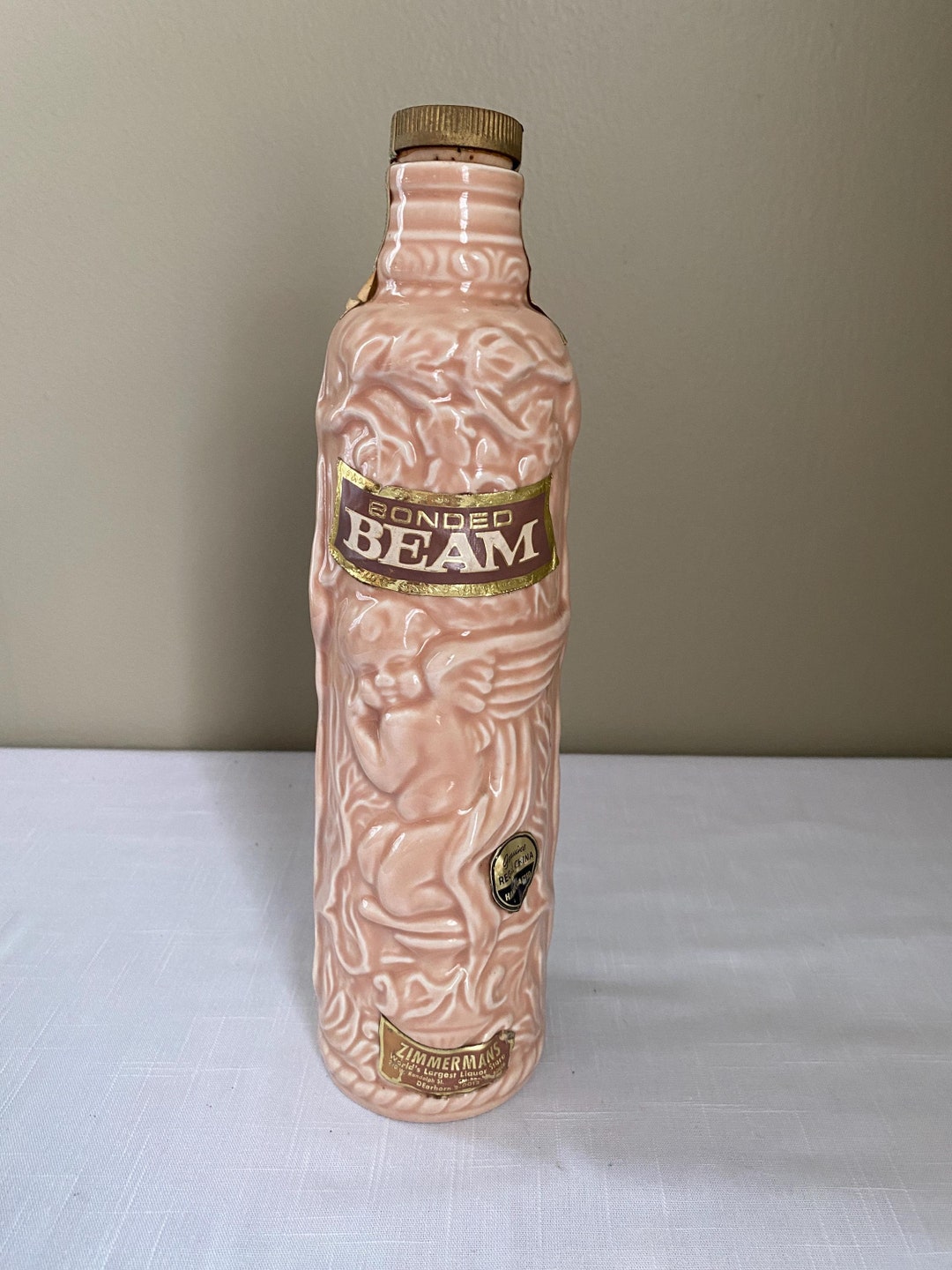 RARE-1968 "cherub Angels" Jim Beam Bar Decanter - Etsy