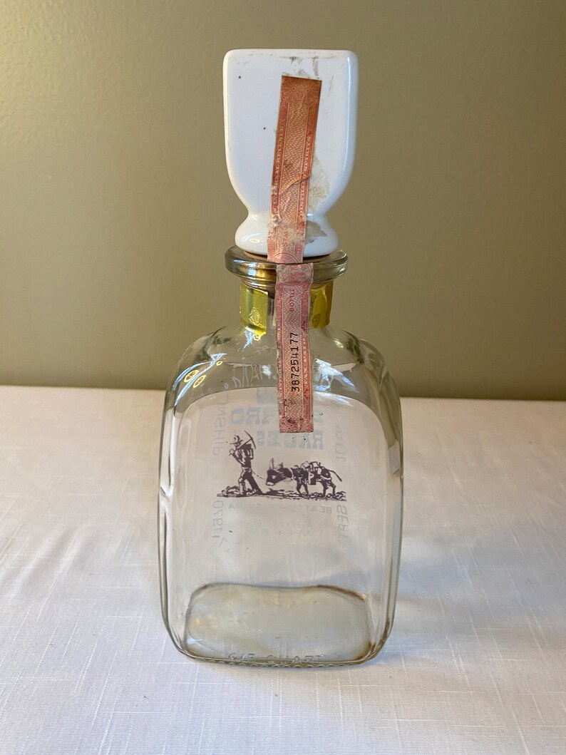 ULTRA RARE-1970 beatty Burro Jim Beam Glass Whiskey Decanter - Etsy