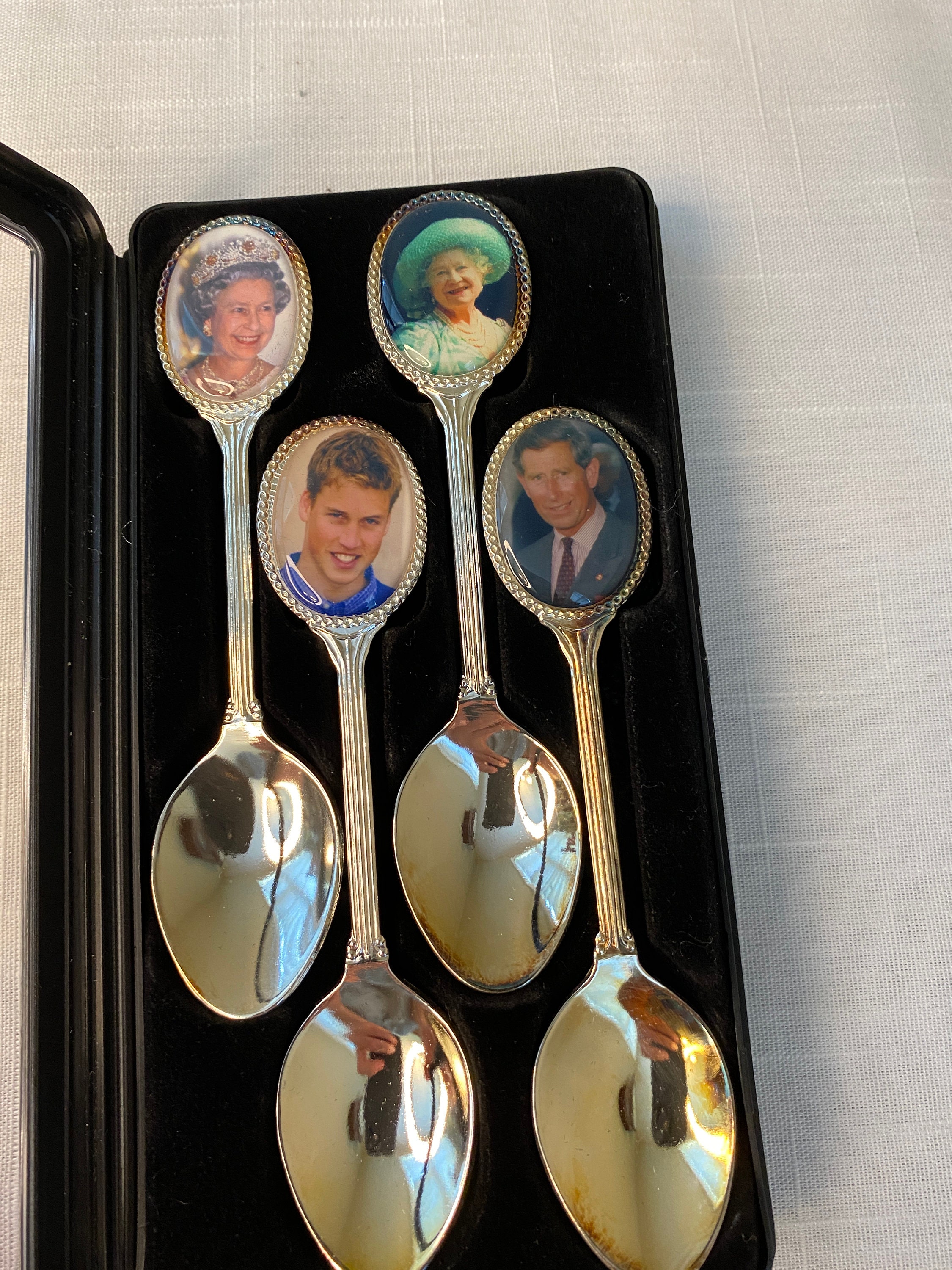 Vintage-commemerative British Royal Tea Spoons queen Mother - Etsy
