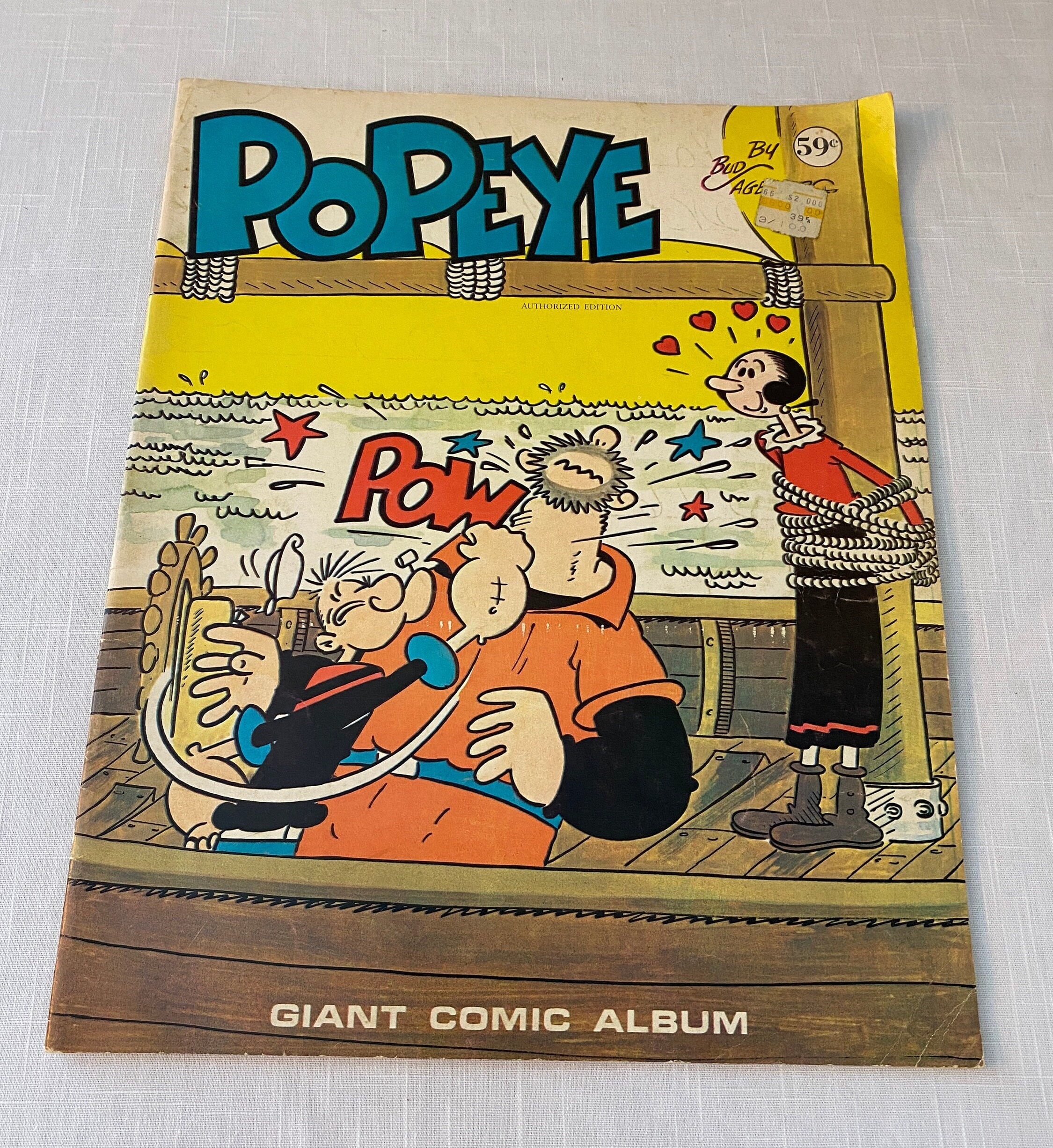 Rare-1972 popeye Giant Comic Album by Bud Agendorf - Etsy