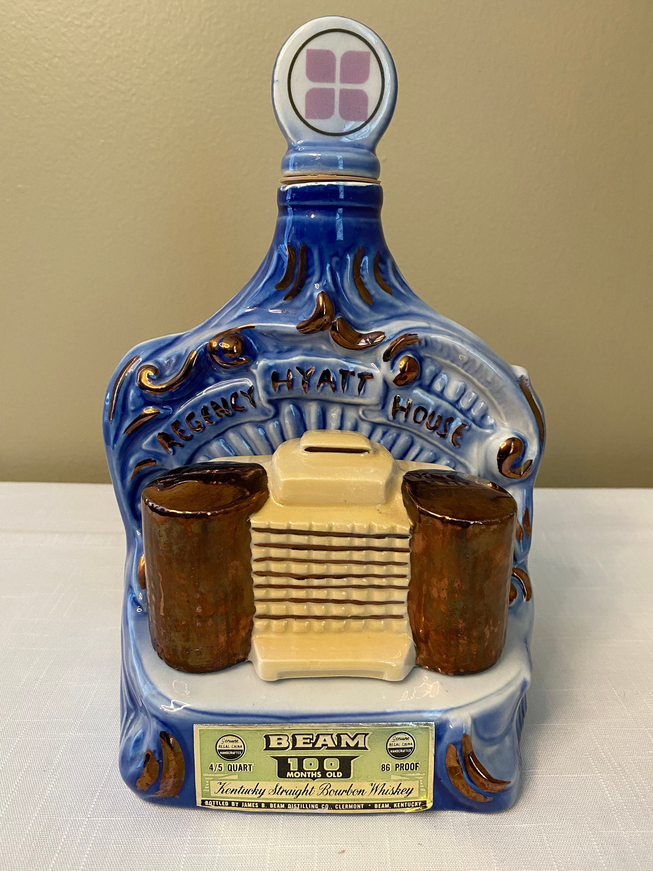 Rare - 1971 Regency Hyatt House Jim Beam Decanter - Etsy