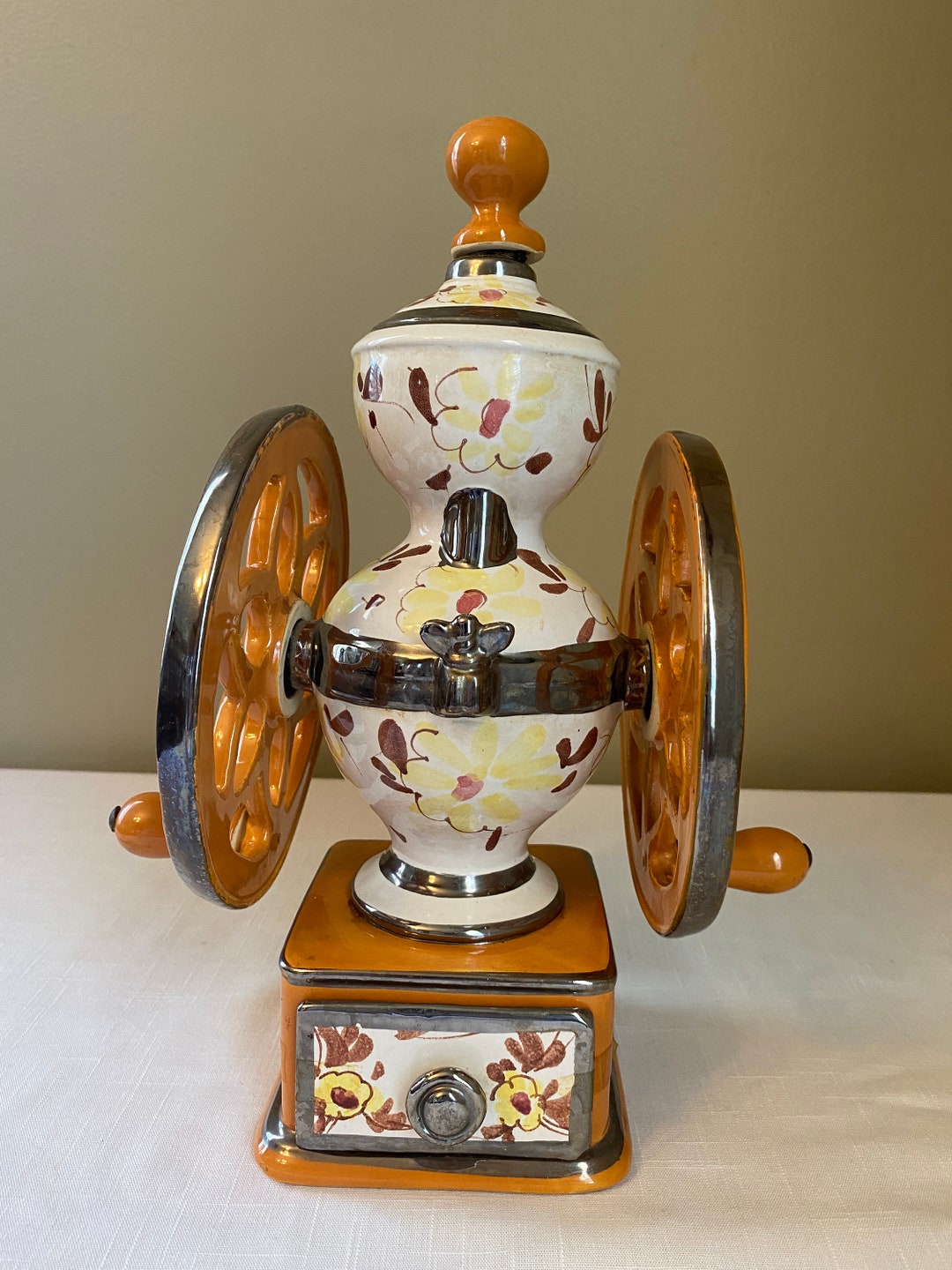 RARE-1971 "old Coffee Mill by Cesare Italy" Famous Firsts Decanter - Etsy