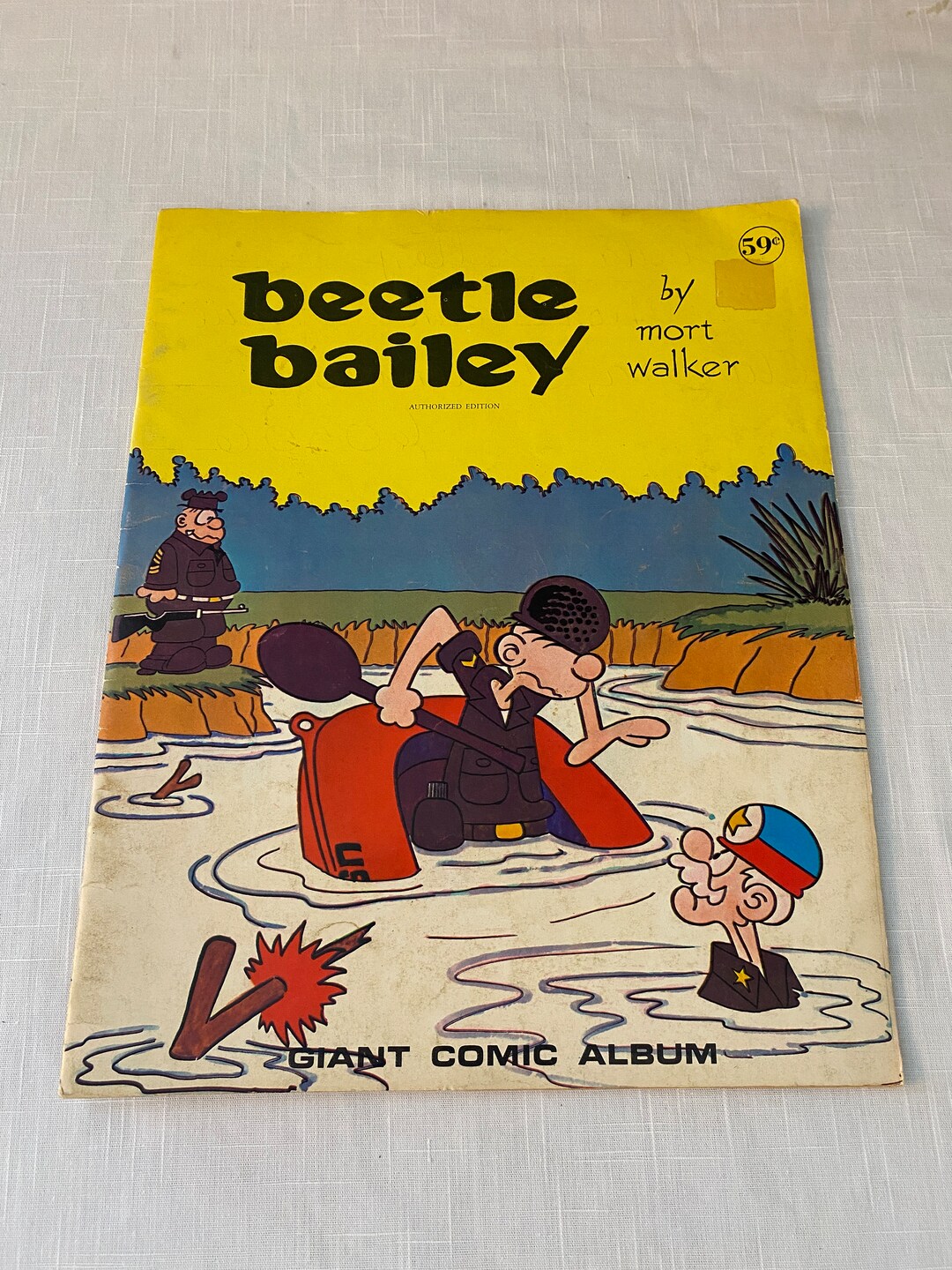 Rare-1972 "beetle Bailey" Giant Comic Album by Mort Walker - Etsy