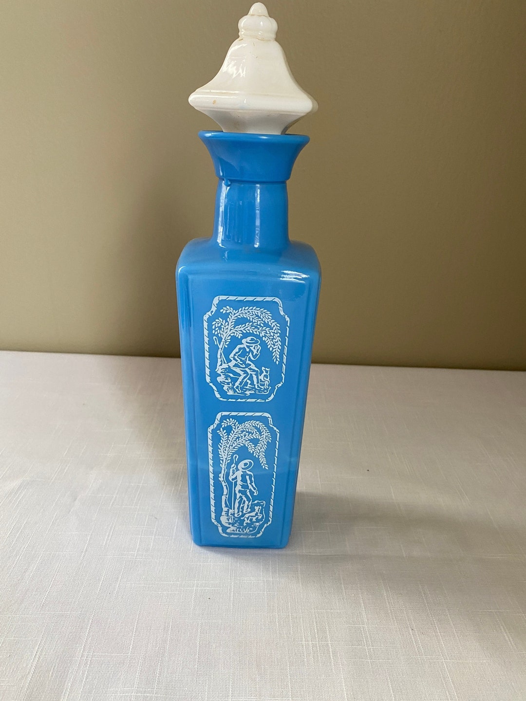 Vintage-1965 "cameo Blue" Jim Beam Decanter - Etsy