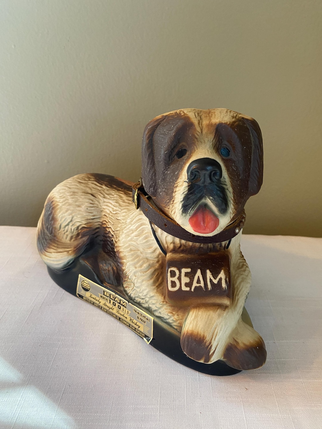 VERY Rare-1979 "st. Bernard" Jim Beam Decanter - Etsy