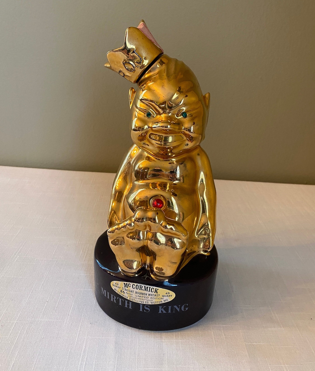 Rare-1970's mirth is King Royal Order of Jesters Decanter Mccormick ...