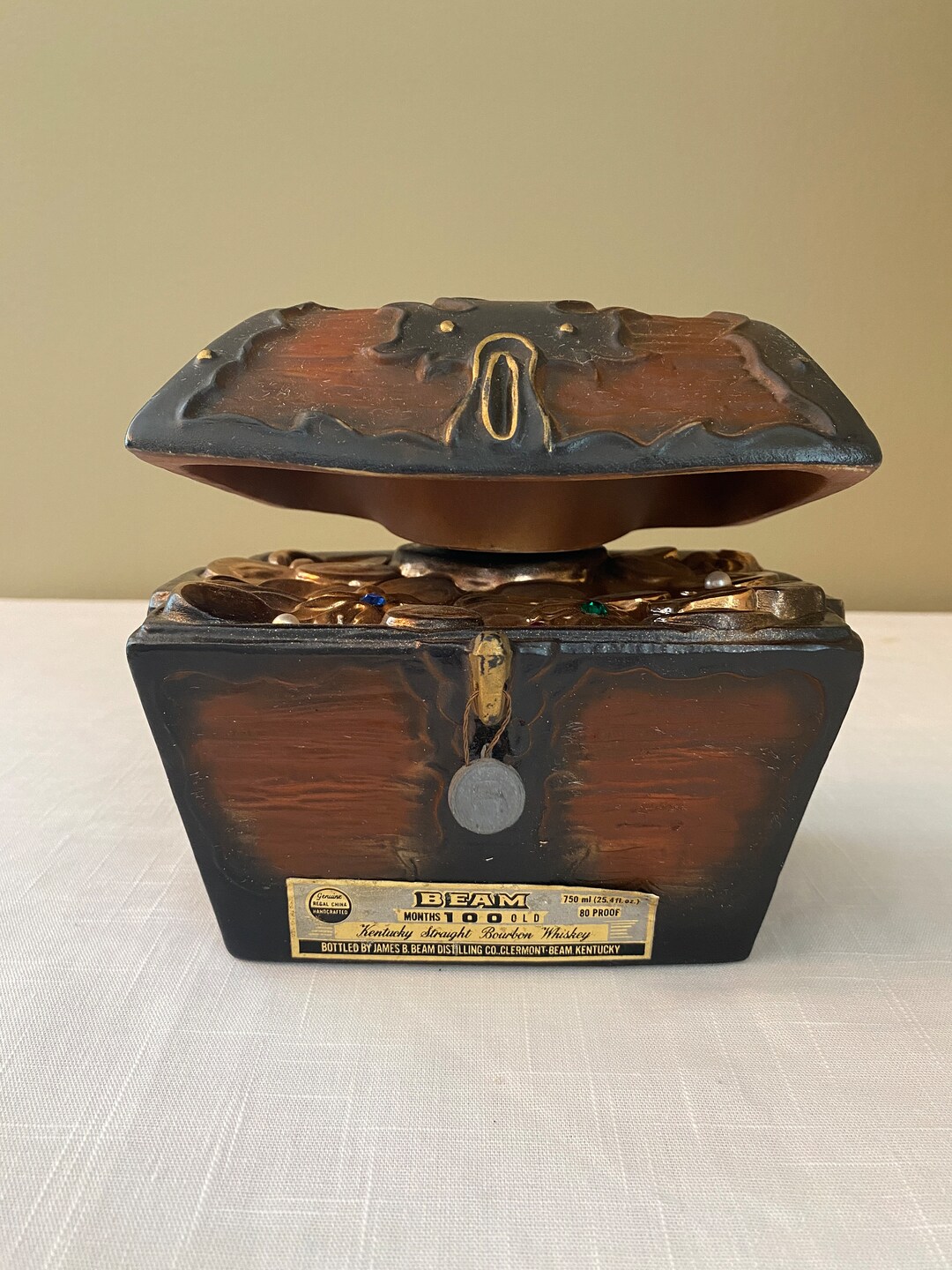 Vintage-1979 "treasure Chest" Jim Beam Decanter - Etsy