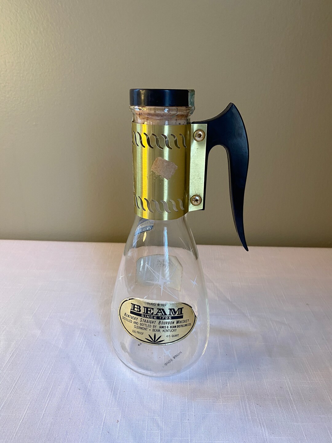 RARE-1956 "pyrex Coffee Warmer" Carafe Jim Beam Pitcher - Etsy