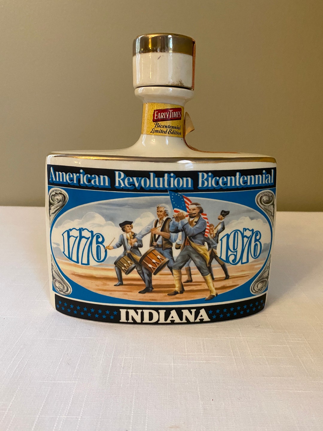 Rare-1976 indiana Early Times American Revolution Bicentennial Edition ...