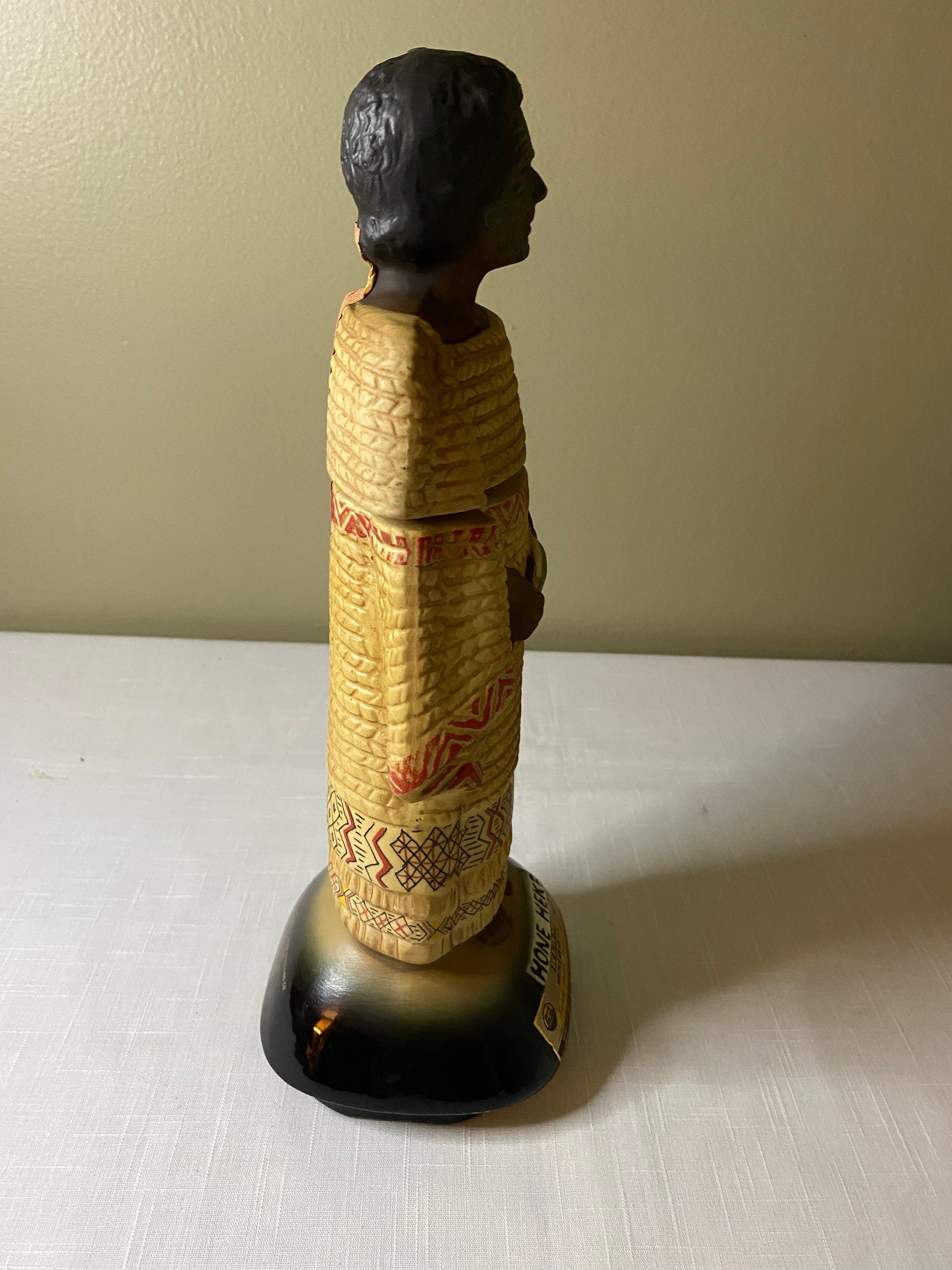ULTRA RARE-1981 "hone Heke Maori Warrior" Jim Beam Bar Barware Decanter ...